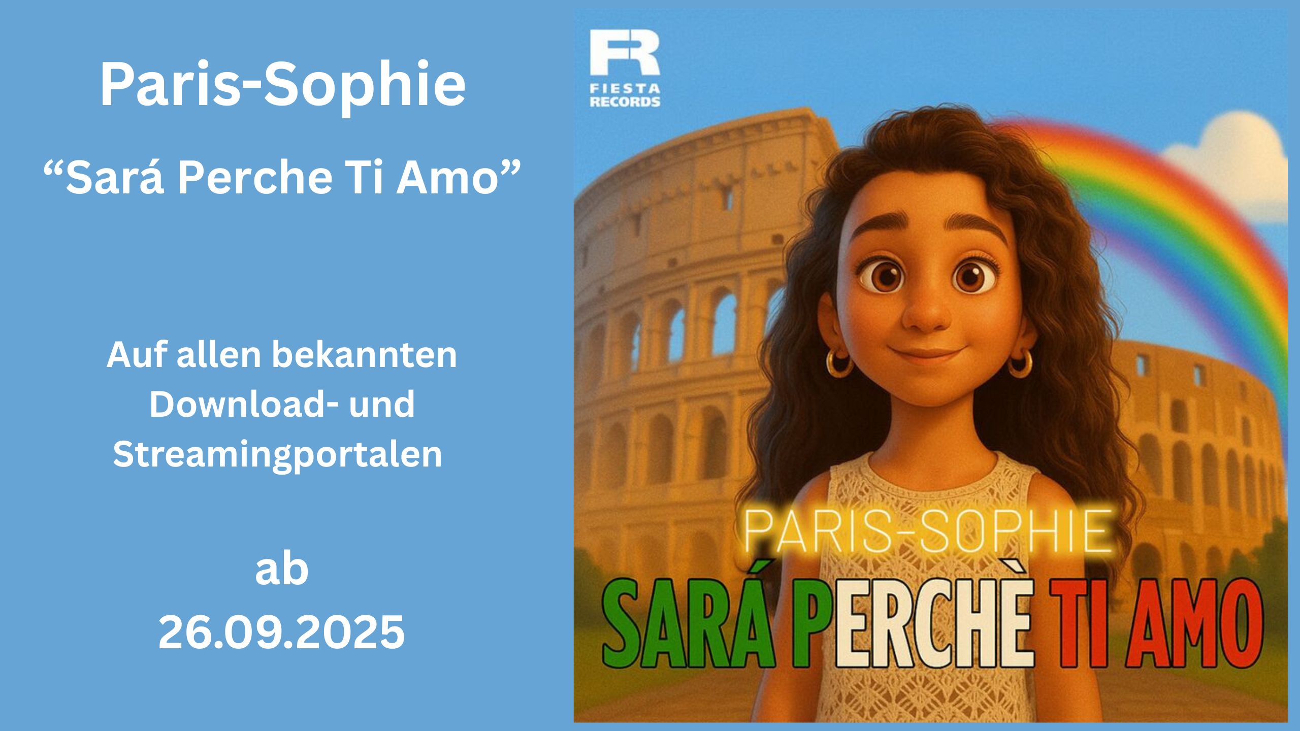 Paris Sophie präsentiert mit „Sarà perché ti amo“ eine mitreißende ...